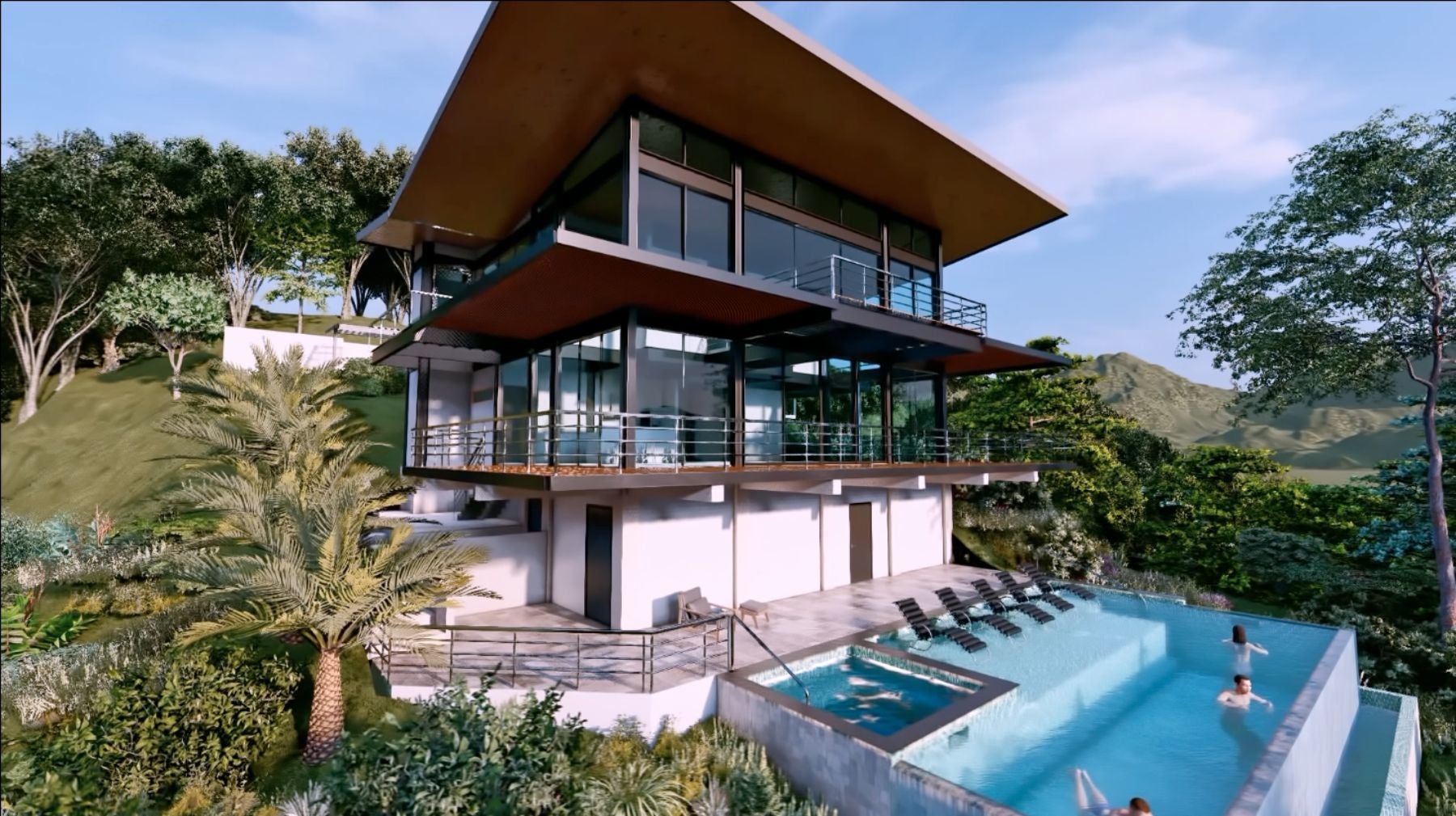 Brand New 3 Story Luxury Home In Escaleras, Escaleras, Dominical, Bahia ...